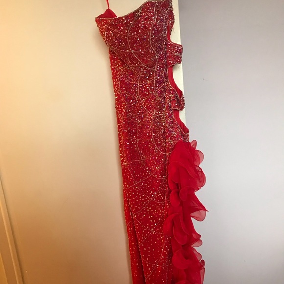 Extreme | Dresses | Xtreme Y2k Red Prompageant Dress | Poshmark